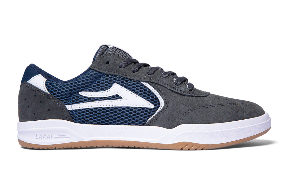 Lakai Atlantic XLK Skate Shoes - Charcoal/Navy