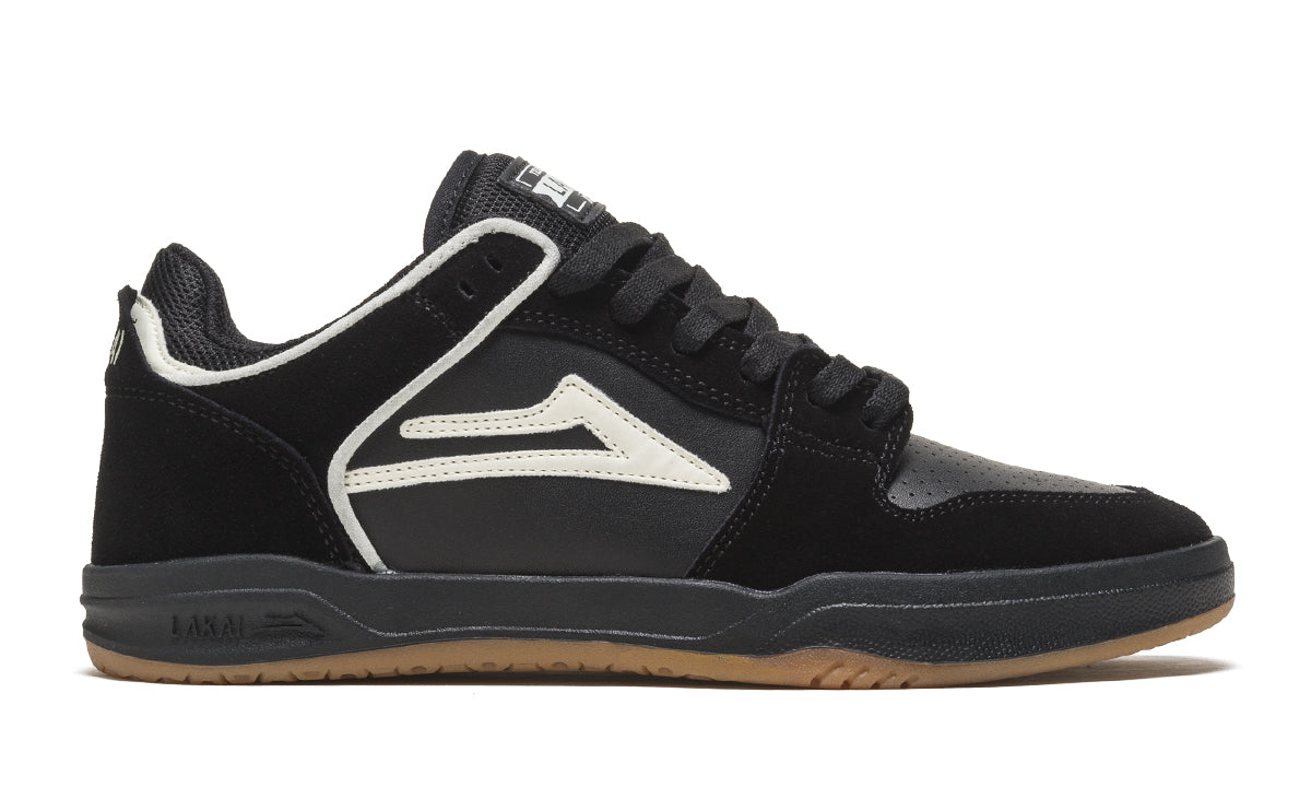 Lakai Telford Low Skate Shoes - Black/Glow