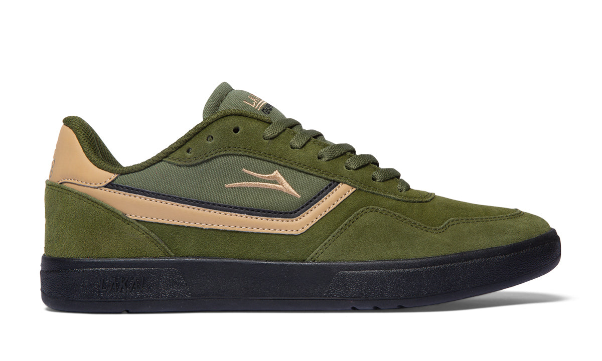 Lakai Terrace Skate Shoes - Olive