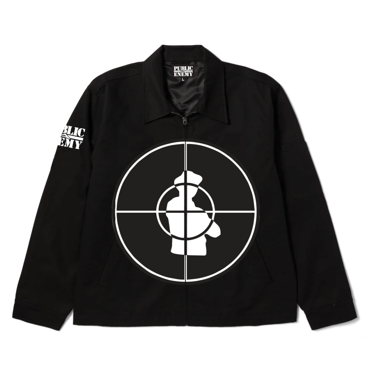 Lakai Public Enemy Sniper Logo Jacket Black