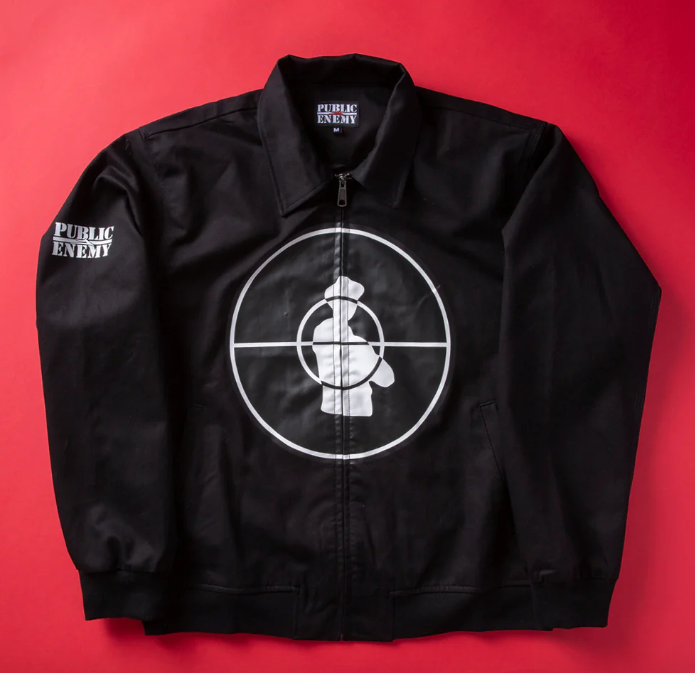 Lakai Public Enemy Sniper Logo Jacket Black