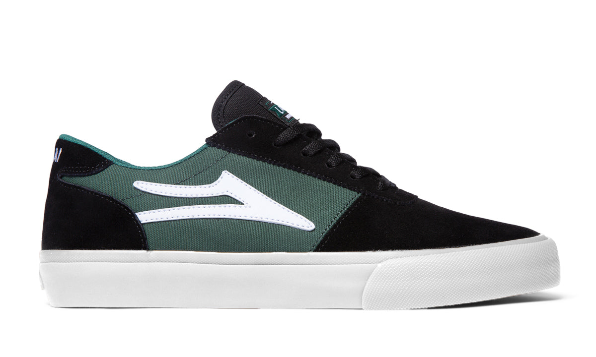 Lakai Manchester Skate Shoes - Black/Pine
