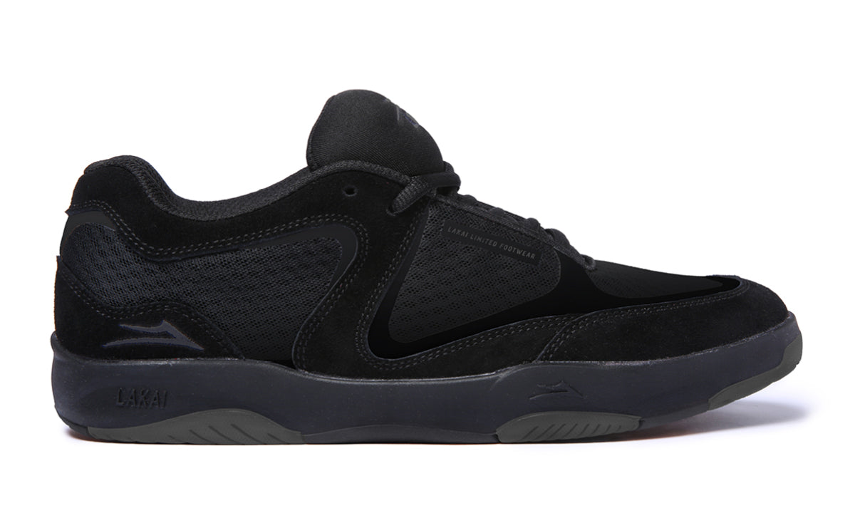 Lakai Fade Black Gradient Suede Skateboarding Shoes