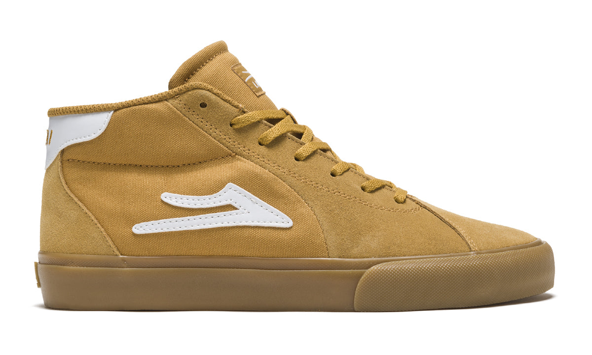 Lakai Flaco 2 Mid Tobacco Suede Skateboarding Shoes