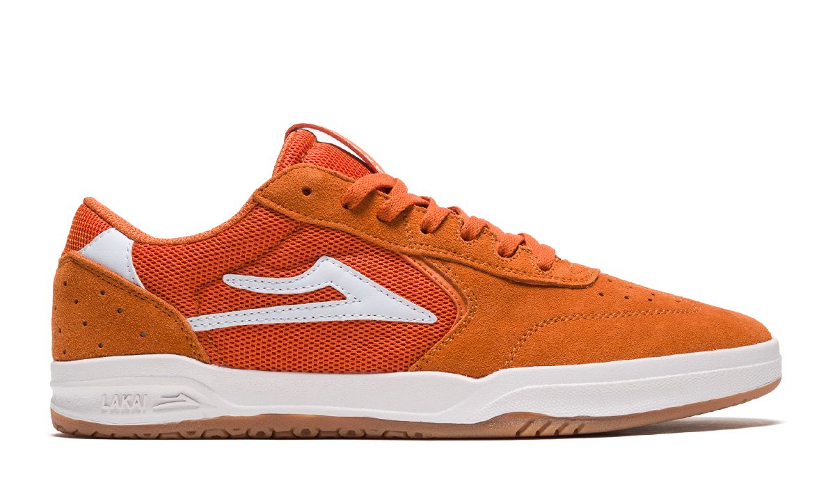 Lakai Atlantic Burnt Orange Suede Skateboarding Shoes