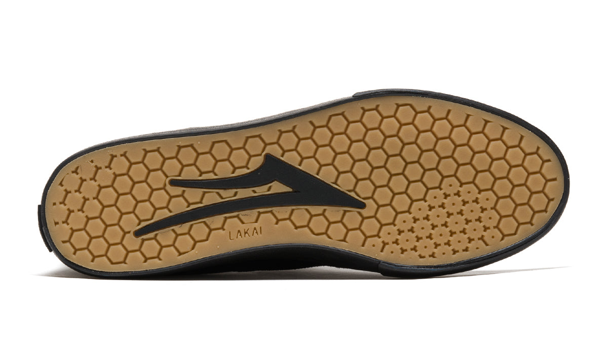 Lakai Riley 2 VS Black Black Suede Skateboarding Shoes