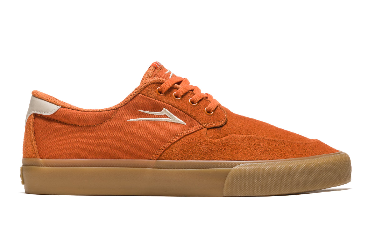 Lakai Riley 3 Burnt Orange Suede Skateboarding Shoes