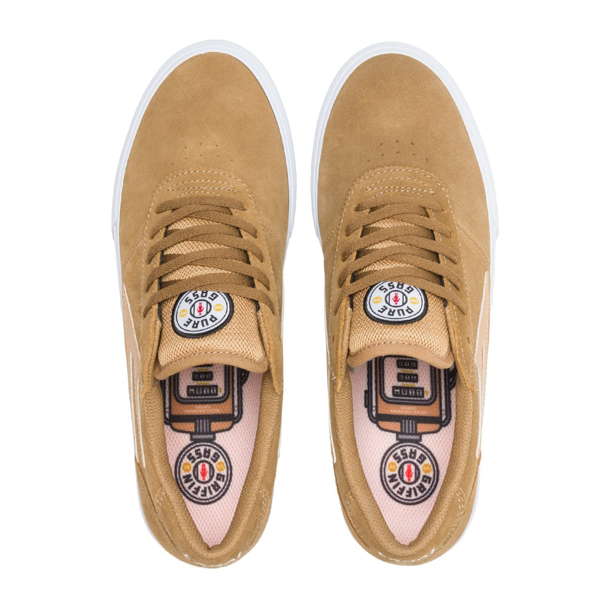 Lakai Griffin Gass Manchester Walnut Suede Skateboarding Shoes