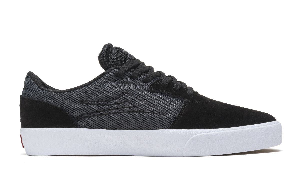 Lakai Cardiff Skate Shoes - Black/Grey